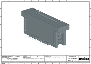 FFC / FPC Connectors Part - 526100872 | Molex