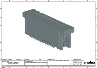 FFC / FPC Connectors Part - 526101071 | Molex