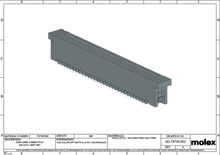 FFC / FPC Connectors Part - 526103071 | Molex