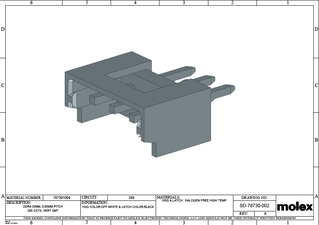 PCB Headers and Receptacles Part - 532530370 | Molex