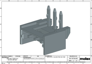 PCB Headers and Receptacles Part - 532540370 | Molex