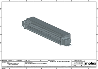 PCB Headers and Receptacles Part - 532611571 | Molex