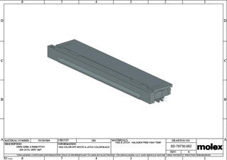 FFC / FPC Connectors Part - 541324062 | Molex