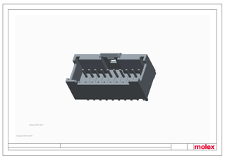 PCB Headers and Receptacles Part - 559172010 | Molex