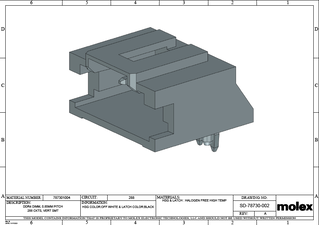 PCB Headers and Receptacles Part - 559350410 | Molex