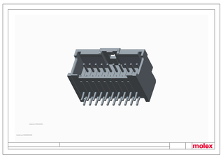 PCB Headers and Receptacles Part - 559592030 | Molex
