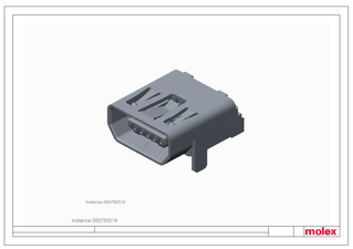 I/O Connectors Part - 565790519 | Molex