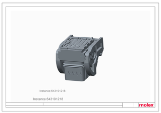 Connector Housings Part - 643191218 | Molex