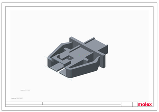 Connector Housings Part - 701070037 | Molex