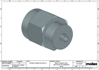 RF / Coaxial Connectors Part - 733860850 | Molex