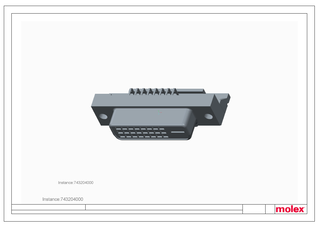 I/O Connectors Part - 743204000 | Molex