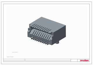 High-Speed I/O Connectors Part - 744410010 | Molex
