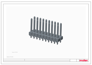 PCB Headers and Receptacles Part - 757575401 | Molex