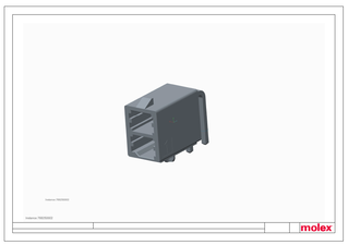 PCB Headers and Receptacles Part - 768250002 | Molex