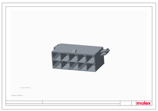 PCB Headers and Receptacles Part - 768290010 | Molex