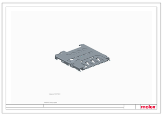 Memory / SIM Card Connectors Part - 787270001 | Molex