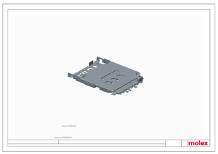 Memory / SIM Card Connectors Part - 788000001 | Molex