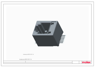Modular Jacks and Plugs Part - 855135114 | Molex
