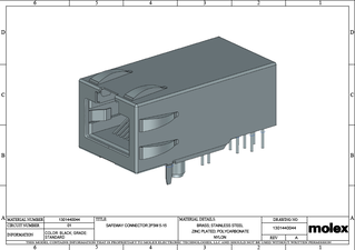 Modular Jacks and Plugs Part - 857891006 | Molex