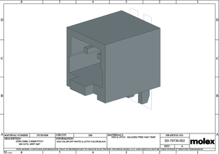 PCB Headers and Receptacles Part - 874370243 | Molex