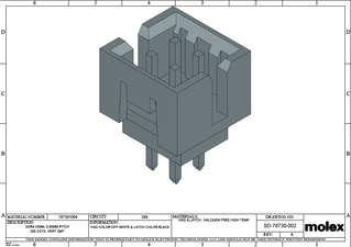 PCB Headers and Receptacles Part - 878310441 | Molex
