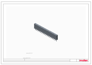PCB Headers and Receptacles Part - 901471217 | Molex