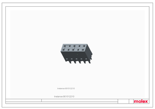 PCB Headers and Receptacles Part - 901512210 | Molex
