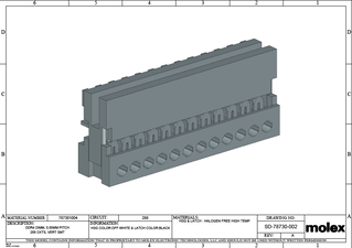 Connector Housings Part - 933344501 | Molex