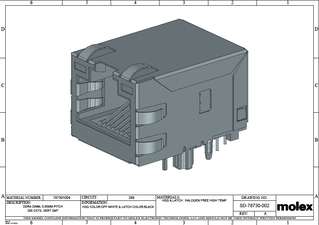 Modular Jacks and Plugs Part - 937698628 | Molex