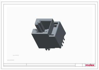Modular Jacks and Plugs Part - 955032661 | Molex