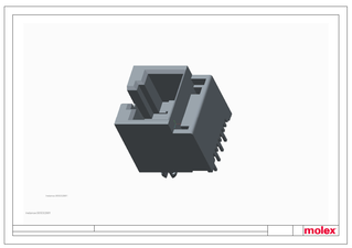 Modular Jacks and Plugs Part - 955032881 | Molex