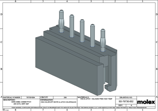 PCB Headers and Receptacles Part - 99990989 | Molex