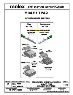 Crimp Terminals Part - 1727184121 | Molex
