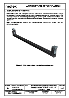 Memory Module Connectors Part - 2044731210 | Molex