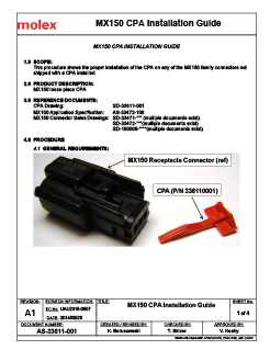 Connector Housings Part - 334722001 | Molex
