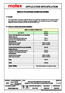 PCB Headers and Receptacles Part - 2002411212 | Molex