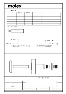 RF / Coaxial Connectors Part - 732510051 | Molex
