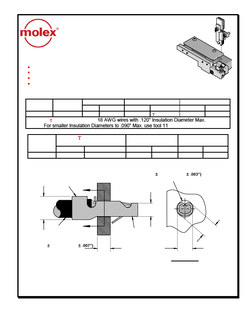 Applicators and Crimp Modules Part - 11402042 | Molex