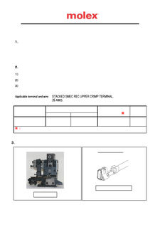 Applicators and Crimp Modules Part - 2117393701 | Molex