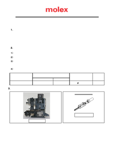 Applicators and Crimp Modules Part - 2168013700 | Molex