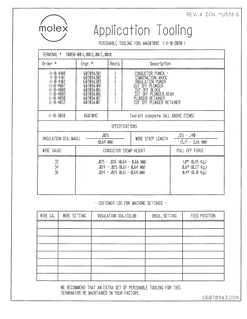 Applicators and Crimp Modules Part - 11182020 | Molex
