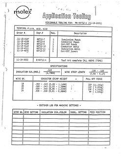 Applicators and Crimp Modules Part - 11182021 | Molex