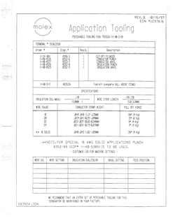 Applicators and Crimp Modules Part - 11402119 | Molex