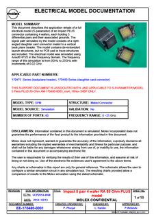 Backplane Connectors Part - 1704805026 | Molex
