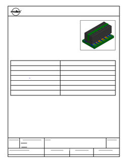 Memory Module Connectors Part - 787301156 | Molex