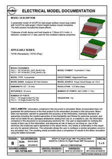 I/O Connectors Part - 787980001 | Molex