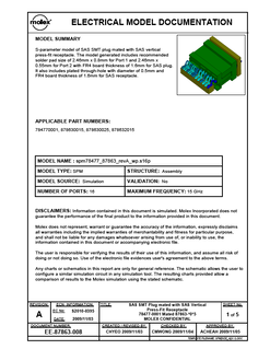 I/O Connectors Part - 878630015 | Molex
