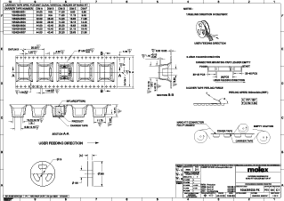 PCB Headers and Receptacles Part - 1054291210 | Molex