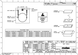 High-Speed I/O Cable Assemblies Part - 1110751002 | Molex