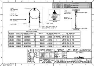 High-Speed I/O Cable Assemblies Part - 1110771002 | Molex
